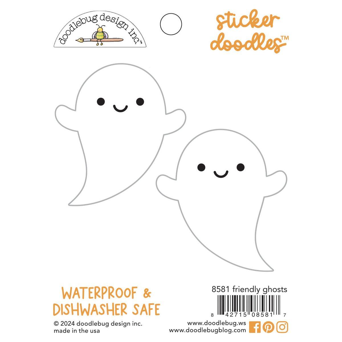 Doodlebug Friendly Ghosts Sticker Doodles 8581* – Simon Says Stamp