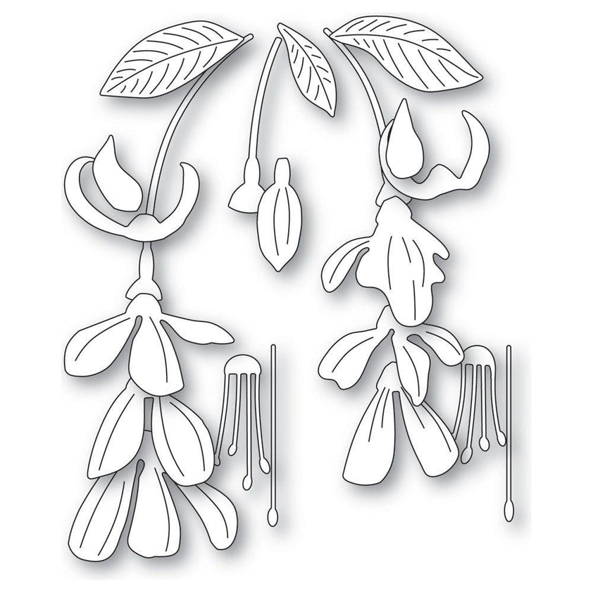 Memory Box Lavish Fuchsia Stem Dies 94785 – Simon Says Stamp