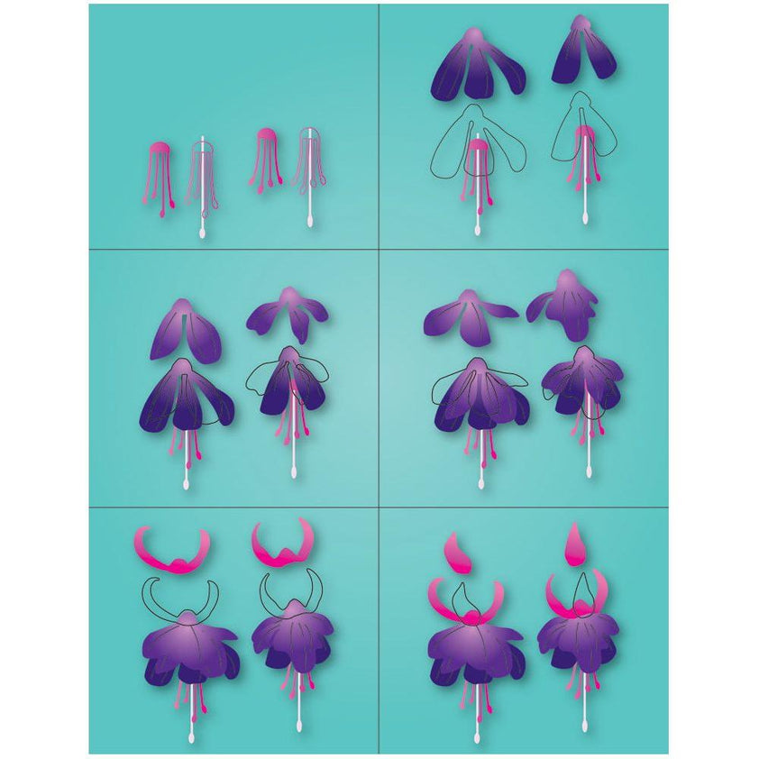 Memory Box Lavish Fuchsia Stem Dies 94785 – Simon Says Stamp