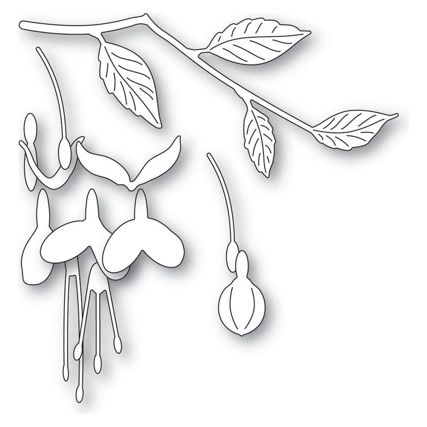 Memory Box Dainty Fuchsia Stem Dies 94787 – Simon Says Stamp