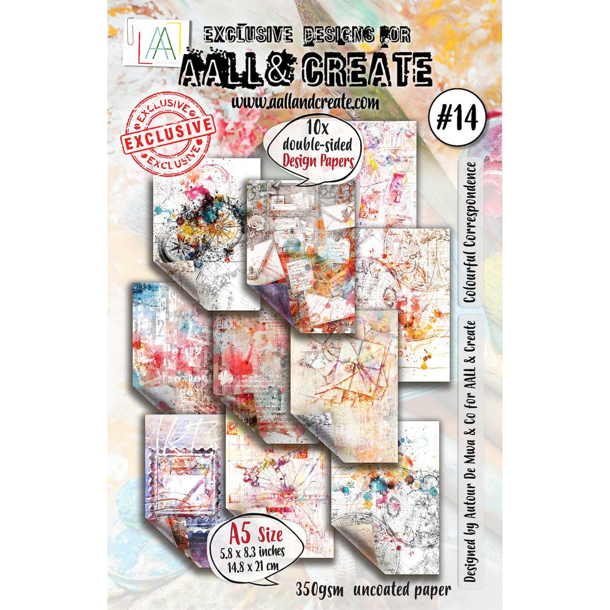 AALL & Create Colourful Correspondence A5 Design Paper 14* – Simon Says ...