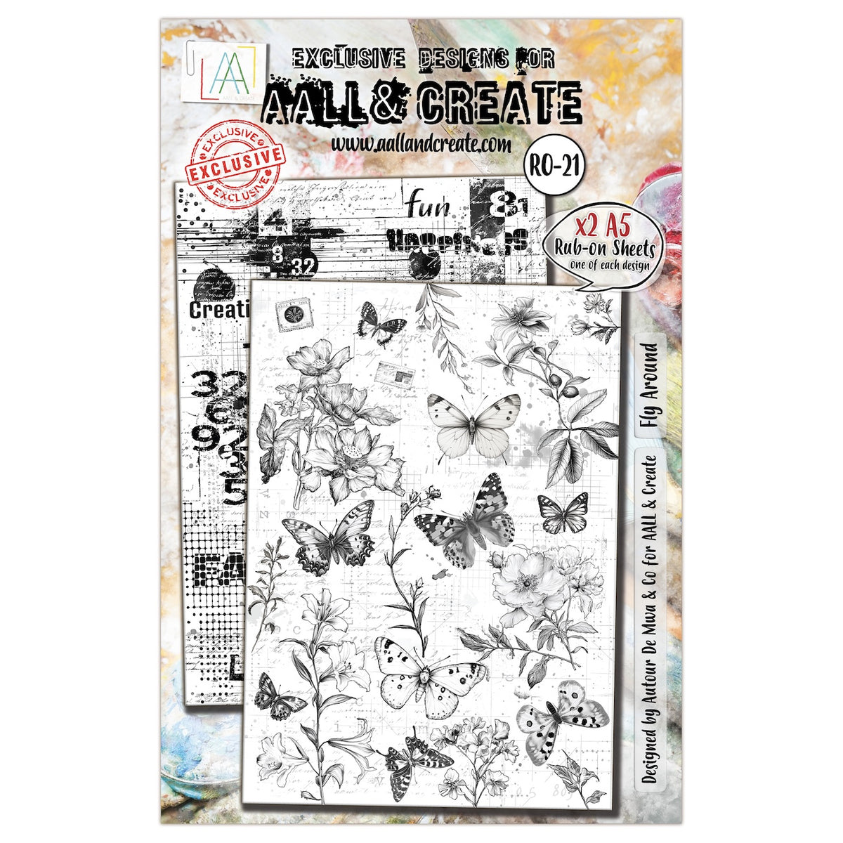 AALL & Create Fly Around A5 Rub Ons ro-021 – Simon Says Stamp