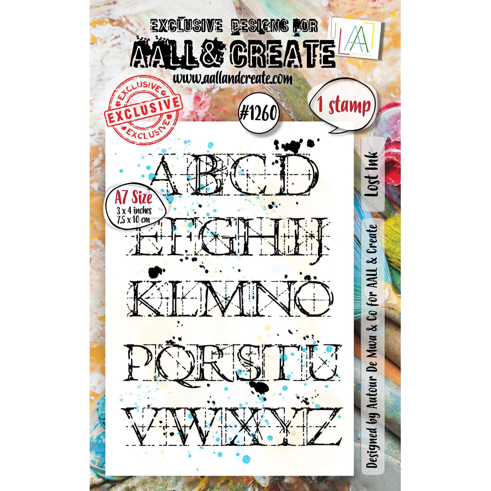 AALL & Create Lost Ink A7 Clear Stamp 1260 – Simon Says Stamp