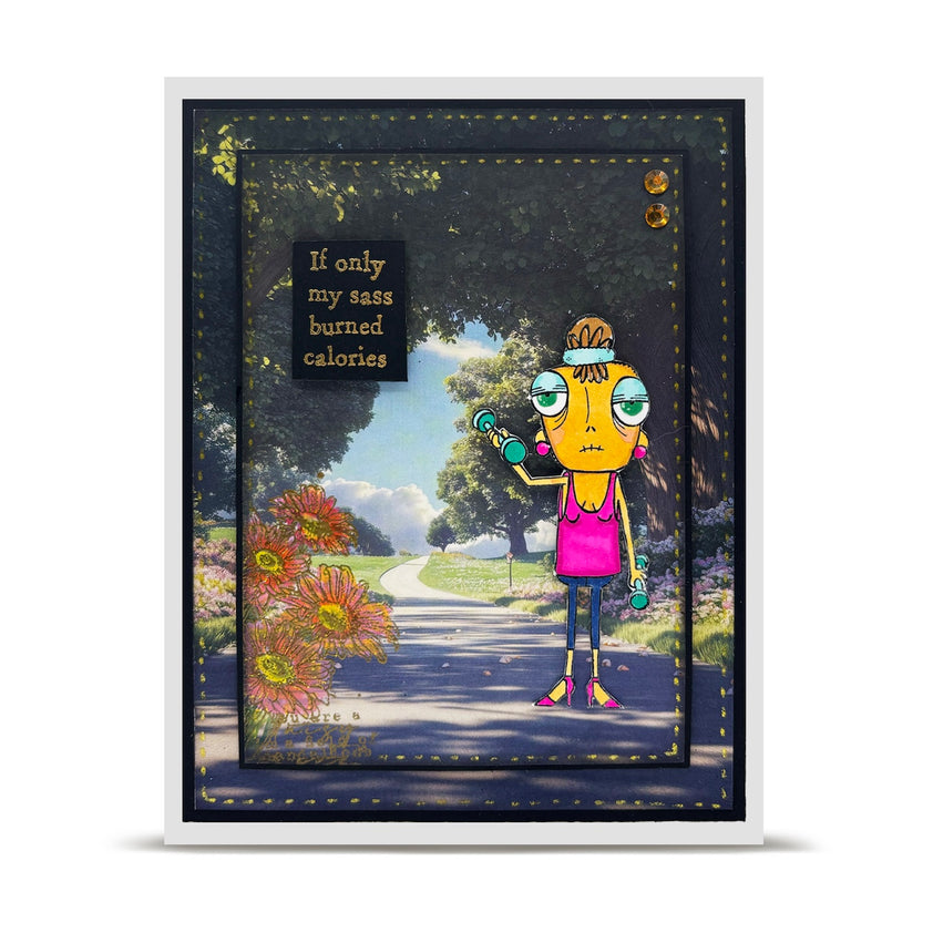 AALL & Create Snowfall and Stains A6 Design Paper 35 – Simon Says Stamp