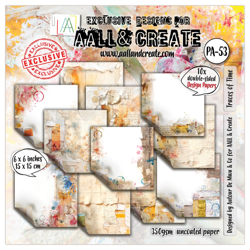 AALL & Create Traces of Time 6x6 Design Paper pa-53 – Simon Says Stamp