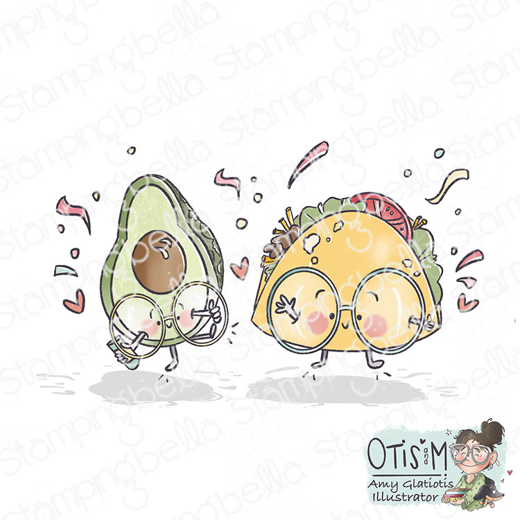 Stamping Bella Spec-Tacular Taco and Avocado Cling Stamp ag1382 – Simon ...