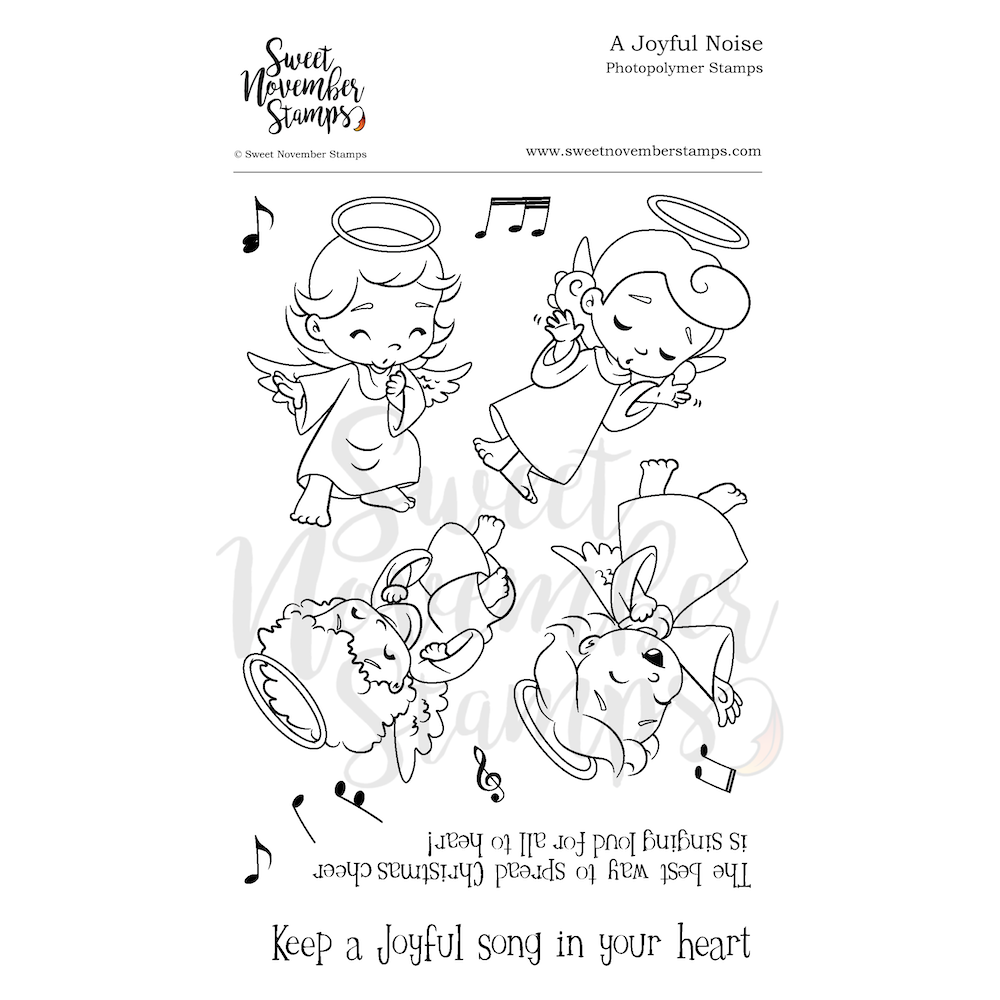 Sweet November Stamps Joyful Noise Clear Stamp Set sns-xm-jn-21 – Simon ...