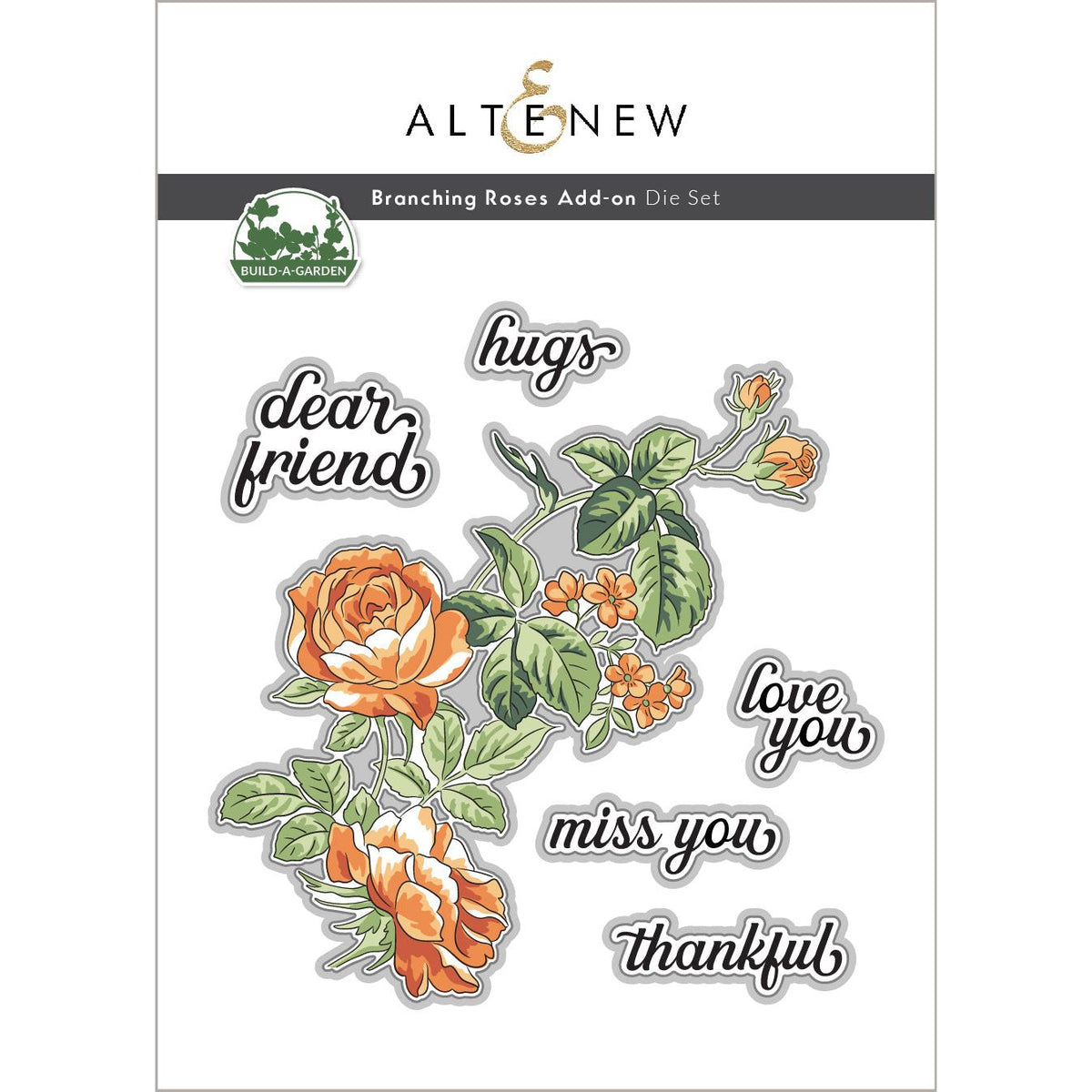 Altenew Build-A-Garden Branching Roses Add-on Dies alt10157* – Simon ...