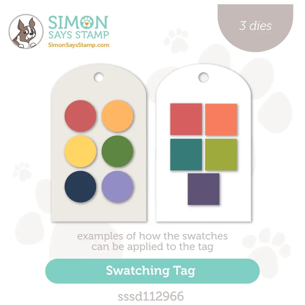Simon Says Stamp Swatching Tag Wafer Dies sssd112966 All The Joy