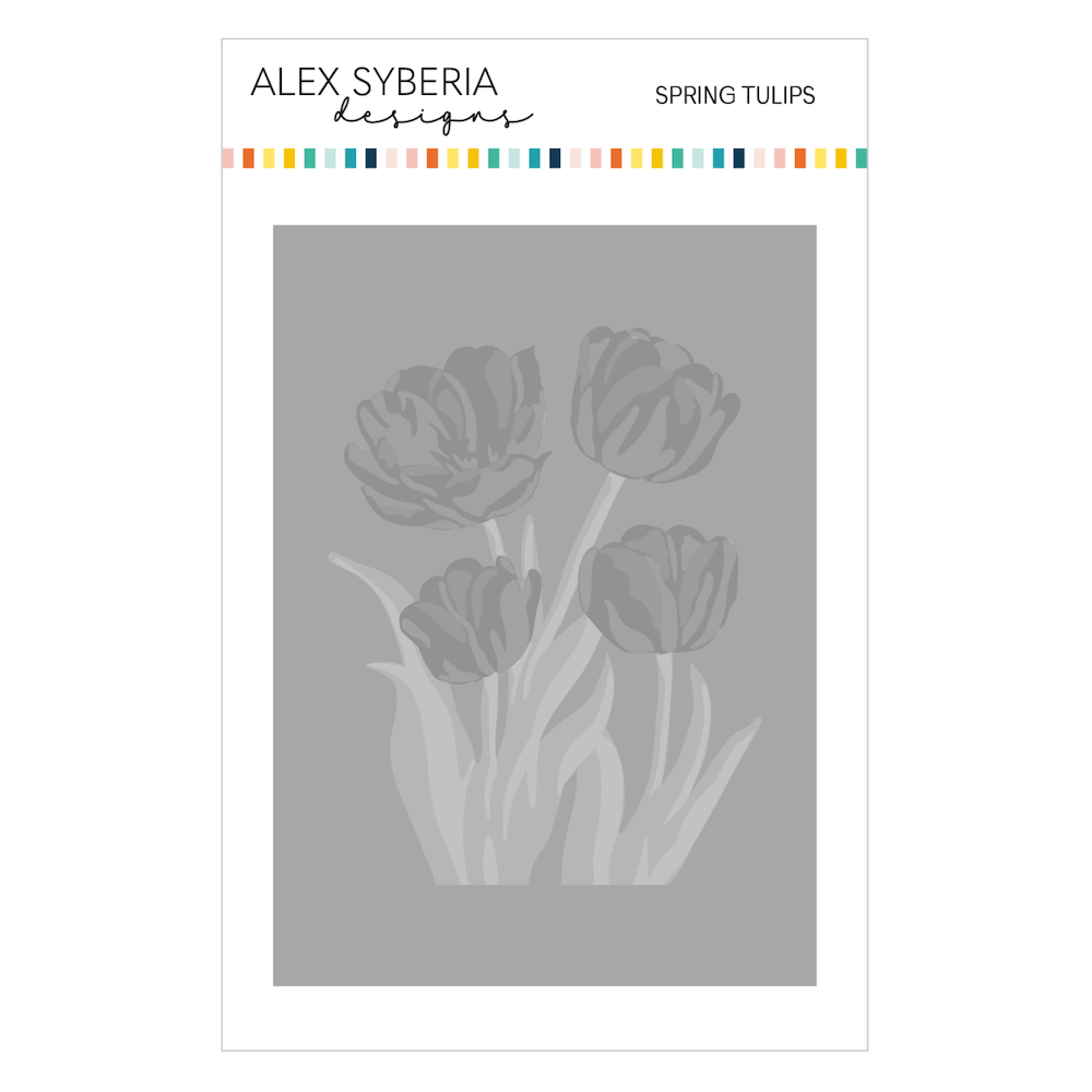 Alex Syberia Designs Spring Tulips Stencil Set asd-ste-190 – Simon Says ...