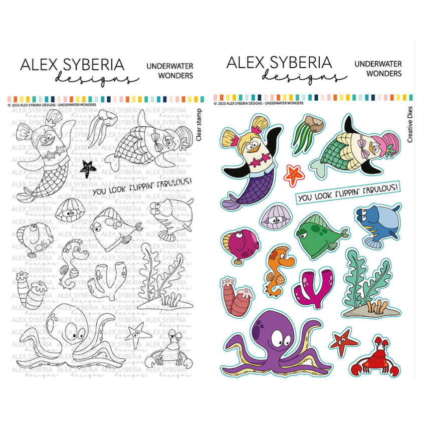 Alex Syberia Designs Underwater Wonders Stamp and Die Bundle – Simon ...