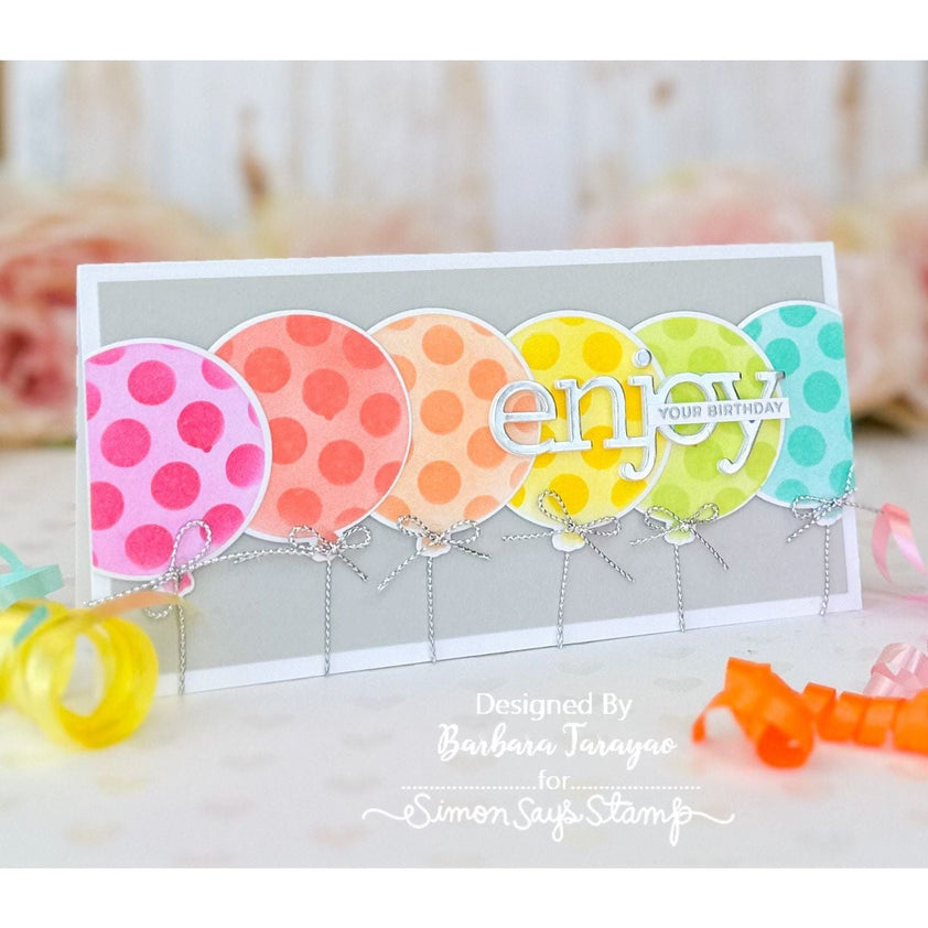 Simon Says Stamp Stencils All The Balloons ssst221705c