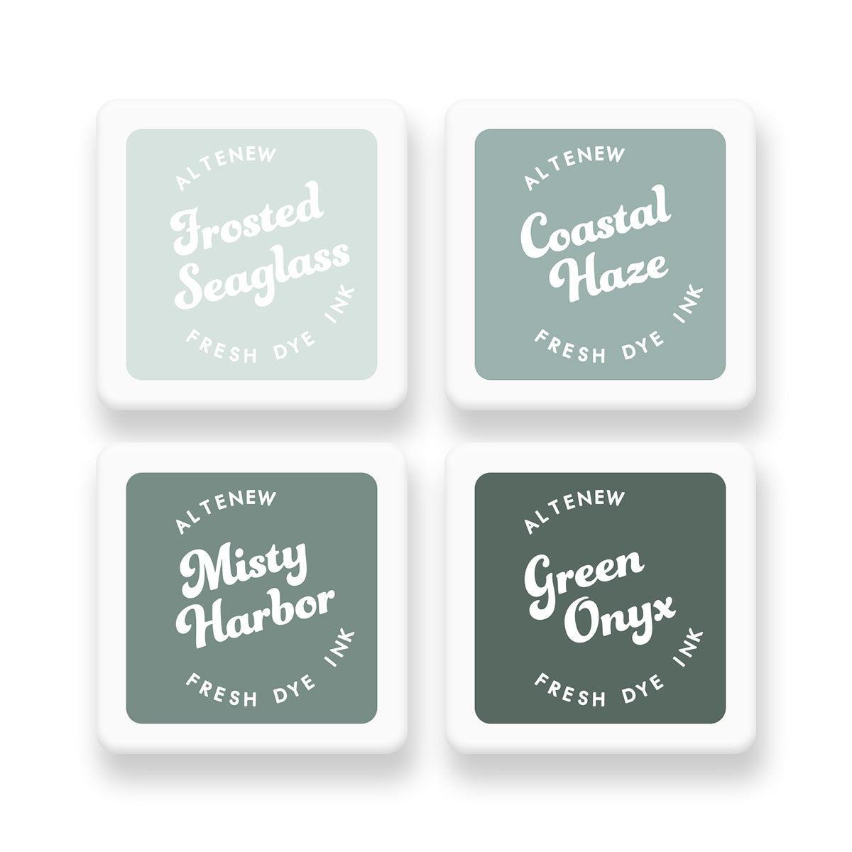 Altenew Coastal Mist Fresh Dye Ink Mini Cube Set alt11120 – Simon Says ...