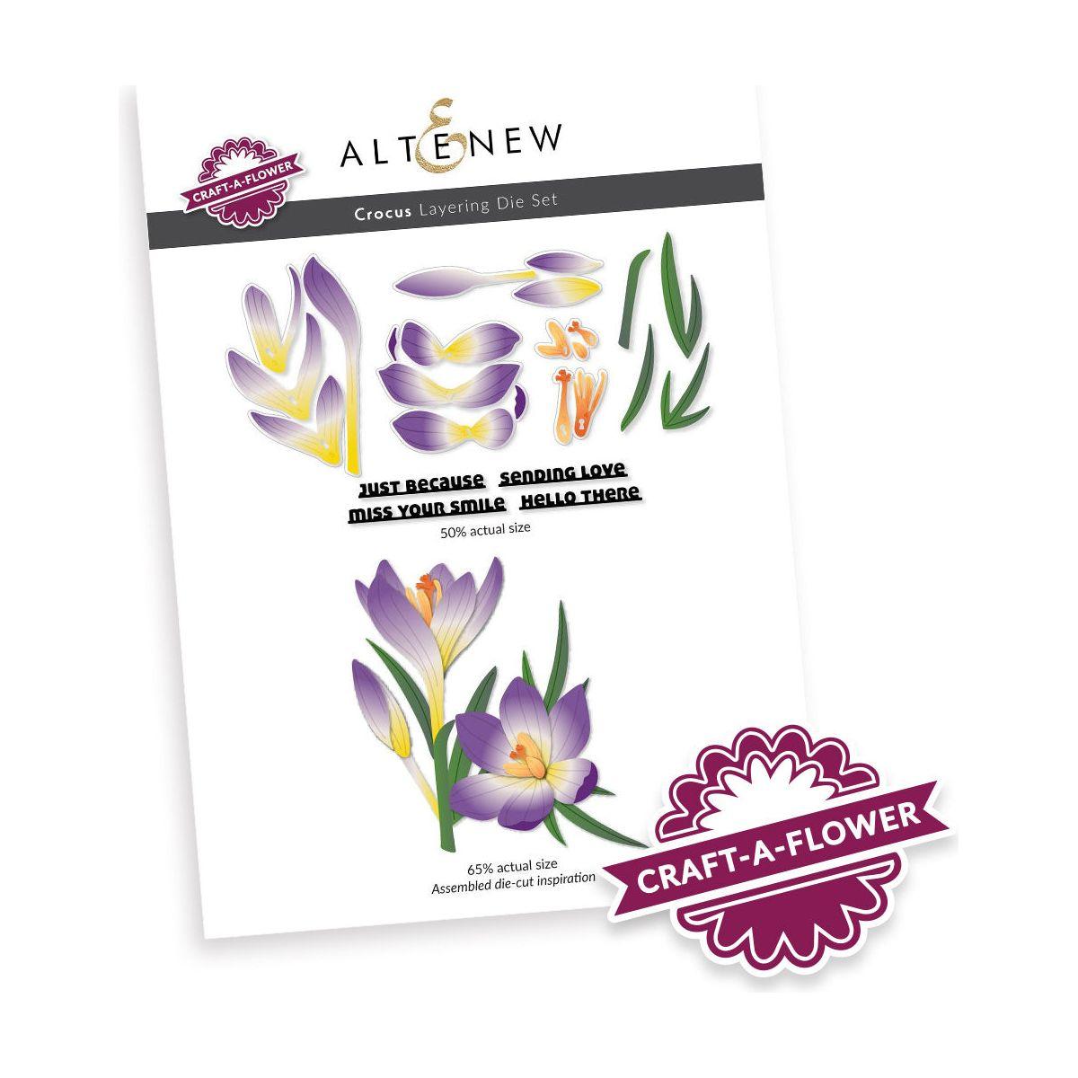 Altenew Craft A Flower Crocus Layering Dies alt10608* – Simon Says Stamp