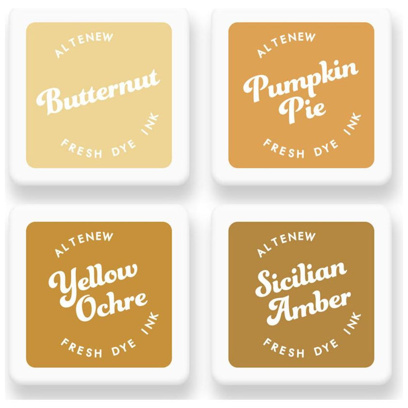 Altenew Fall Harvest Fresh Dye Ink Mini Cube Pad Set alt8428 – Simon ...
