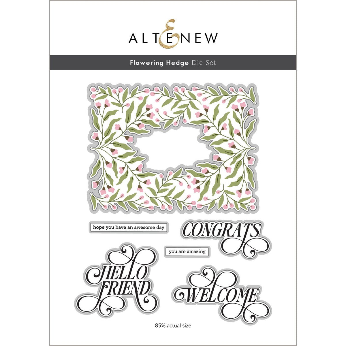 Altenew Flowering Hedge Dies alt10794* – Simon Says Stamp