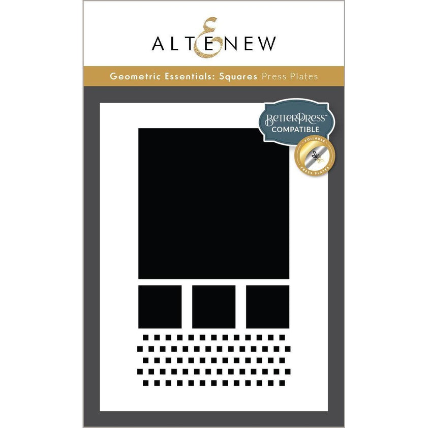 Altenew Geometric Essentials Squares Press Plates alt10472 – Simon Says ...