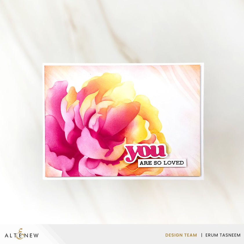 Altenew Magical Peony Simple Coloring Stencils alt10878 – Simon Says Stamp