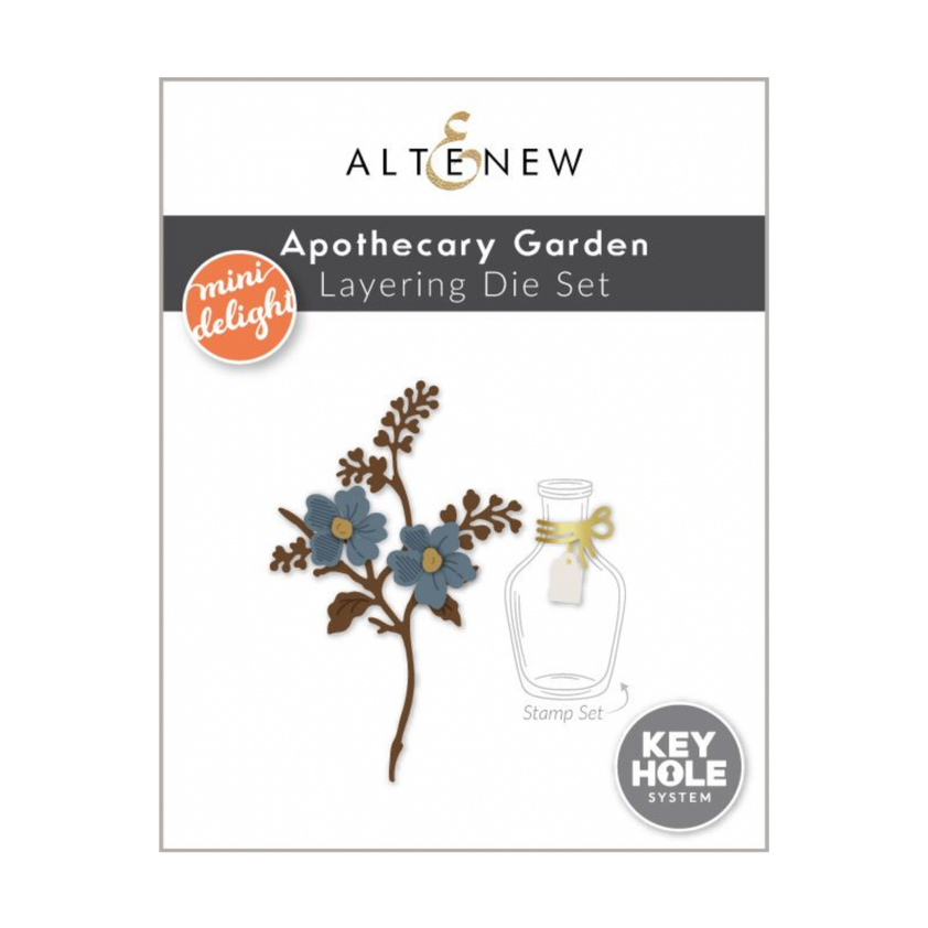 Altenew Mini Delight Apothecary Garden Stamp and Die Set alt11239bn ...