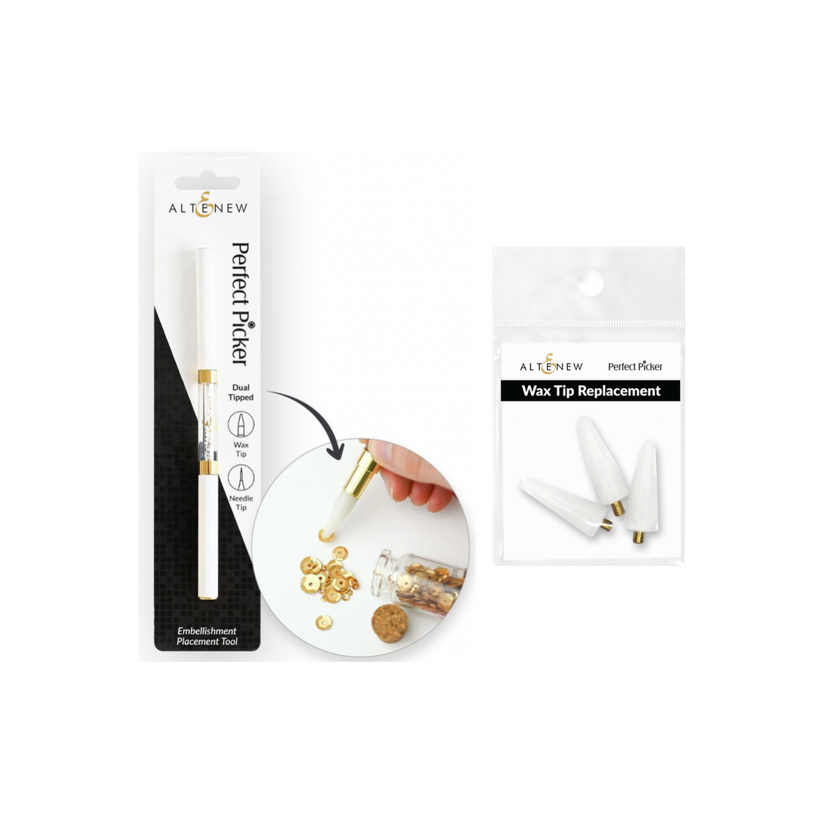 Altenew Perfect Picker and Wax Tip Replacement Set – Simon Says Stamp
