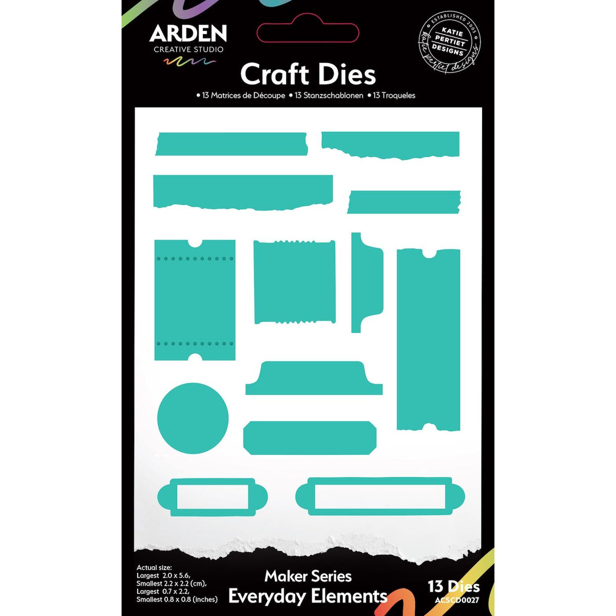 Arden Creative Studio Maker Series Everyday Elements Die Set acscd0027 ...