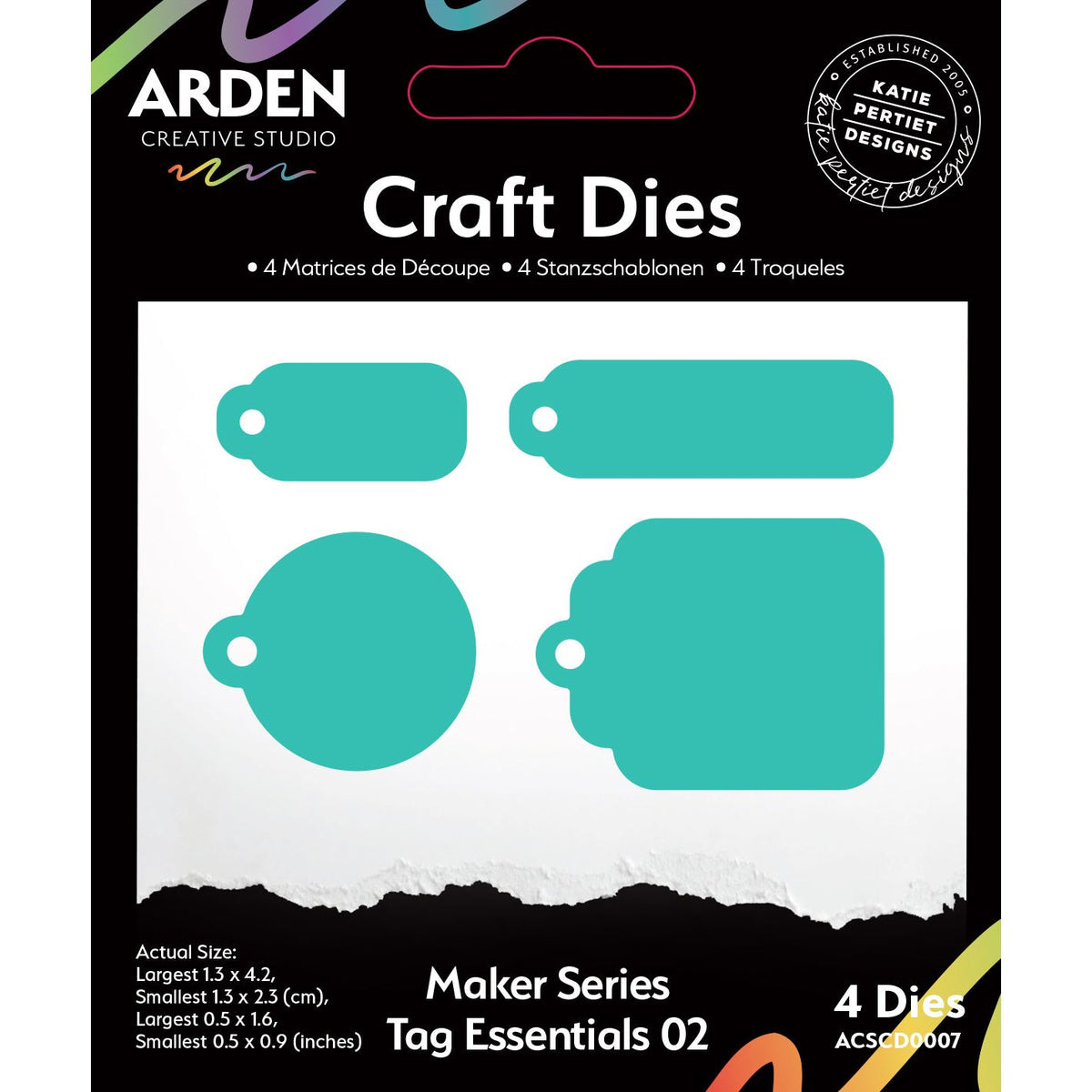 Arden Creative Studio Tag Essentials 02 Die Set acscd0007 – Simon Says ...