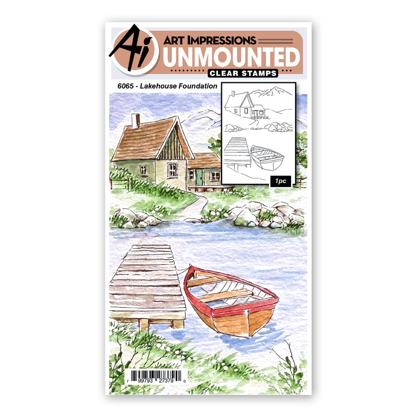 Art Impressions Lakehouse Foundation Stamp 6065 – Simon Says Stamp