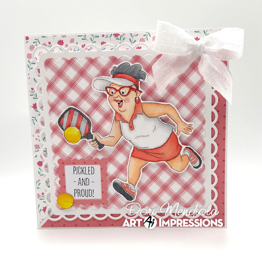 Art Impressions Pickleball Patty Stamps and Dies 6074 – Simon Says Stamp