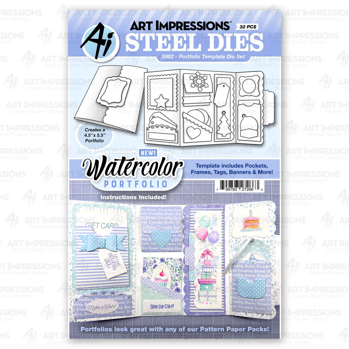Art Impressions Portfolio Template Die Set 5952 – Simon Says Stamp