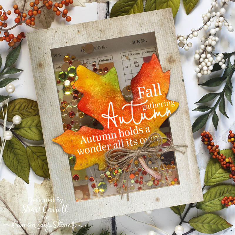 Simon Says Cling Stamp Autumn Leaf sss102749 Season Of Wonder – Simon ...