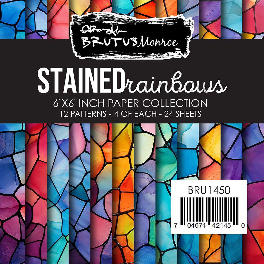 Brutus Monroe Stained Rainbow 6x6 Paper Pad bru1450 – Simon Says Stamp
