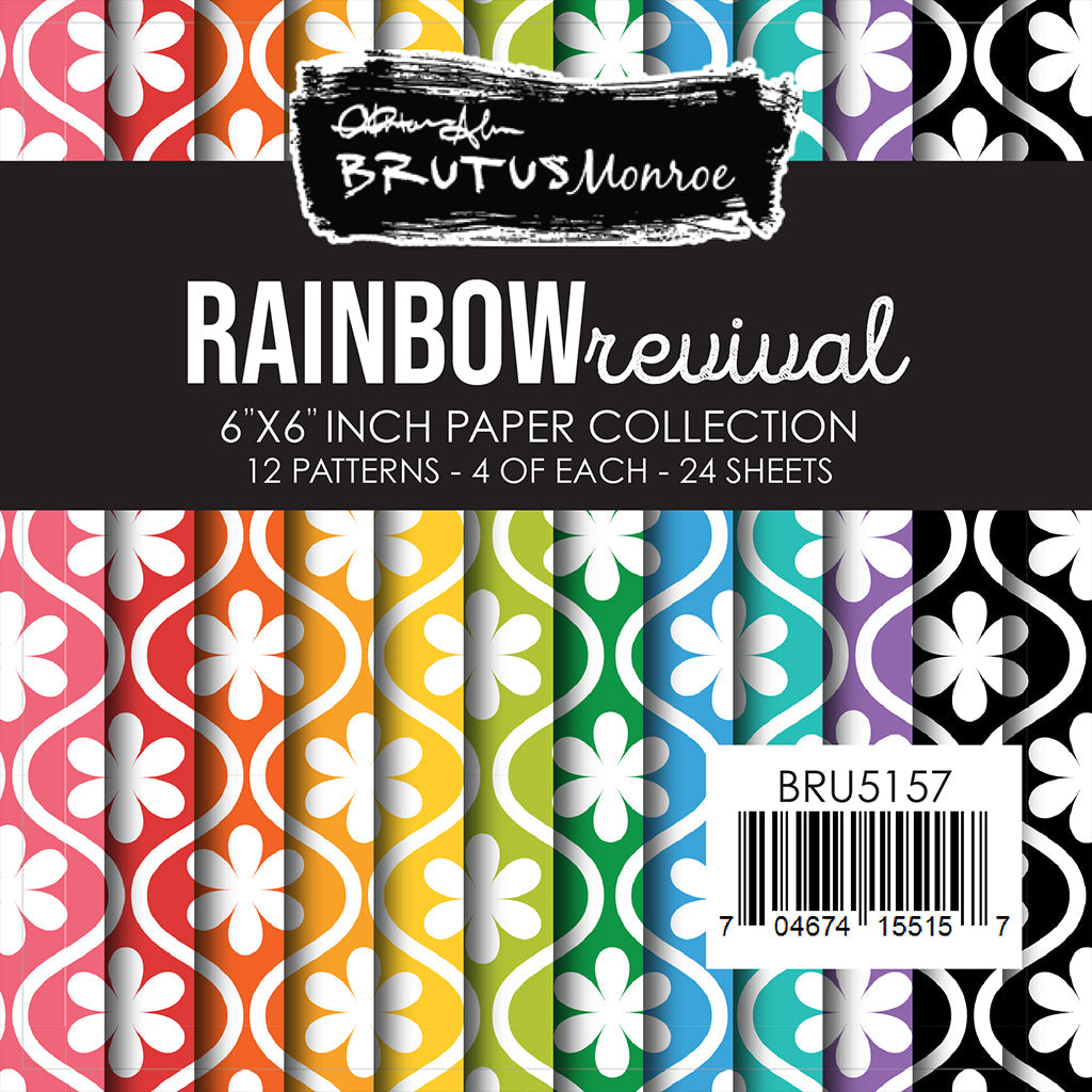Brutus Monroe Rainbow Revival 6x6 Paper Pad bru5157-2 – Simon Says Stamp