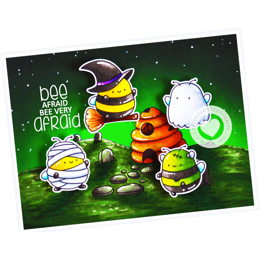 Clearly Besotted Bee Afraid Clear Stamps – Simon Says Stamp