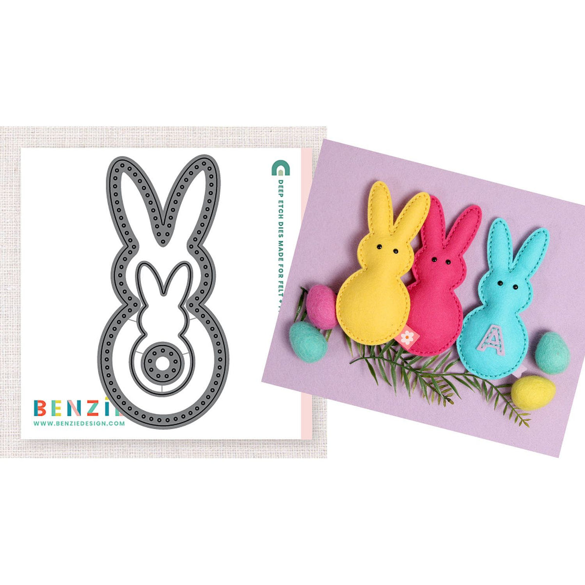 Benzie Design Hoppy Bunny Deep Etch Die tded017 – Simon Says Stamp