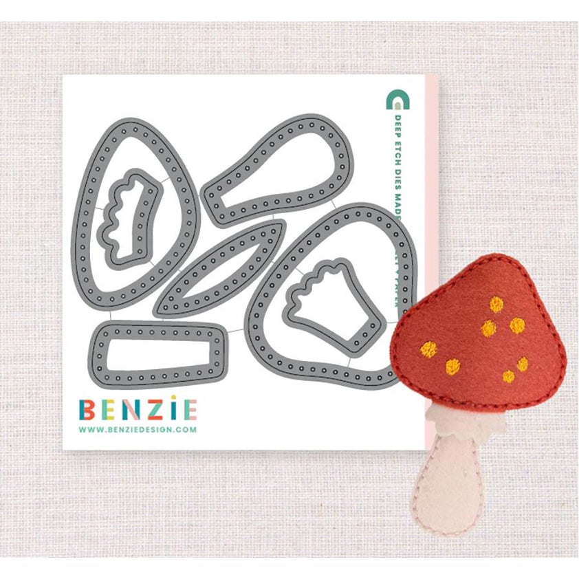 Benzie Design Stitchable Mushroom Deep Etch Dies tded059 – Simon Says Stamp