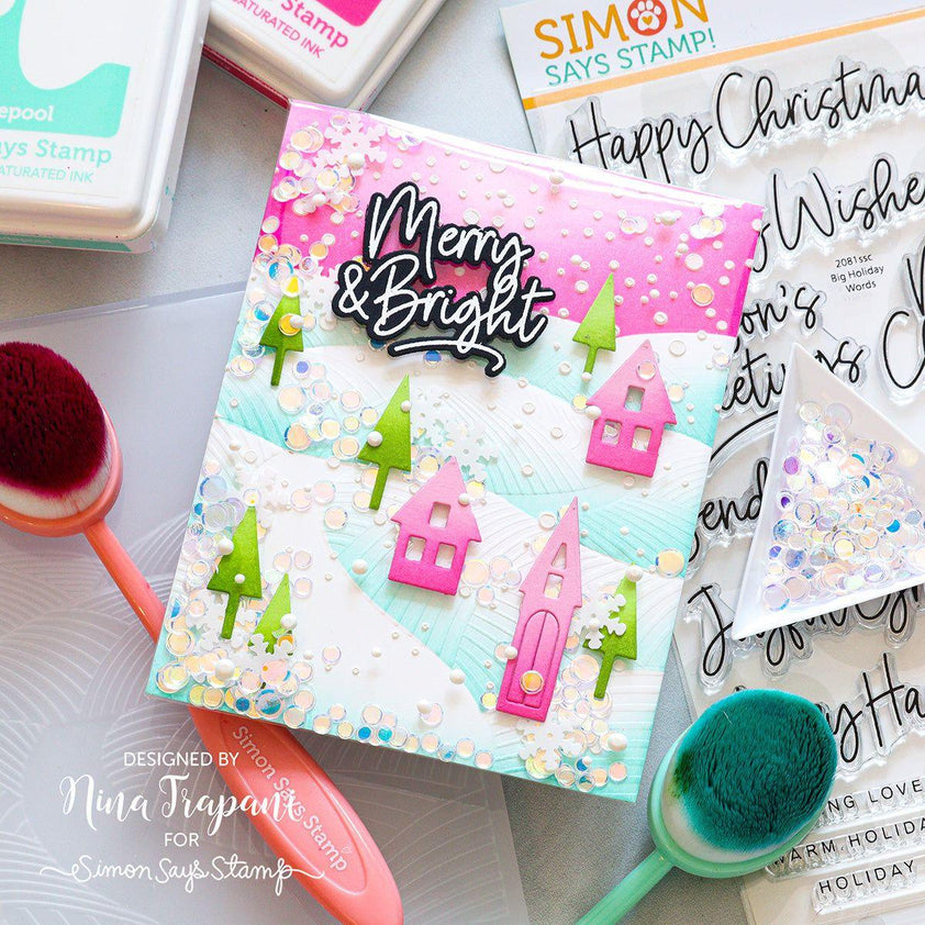 Simon Says Clear Stamps Big Holiday Words 2081ssc Stamptember – Simon ...