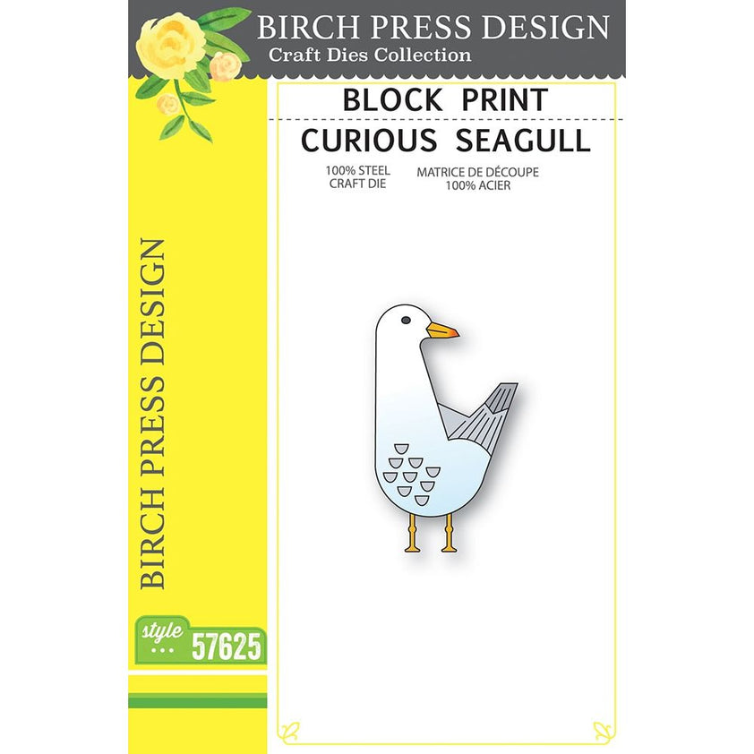Birch Press Design Block Print Curious Seagull Dies 57625 – Simon Says ...