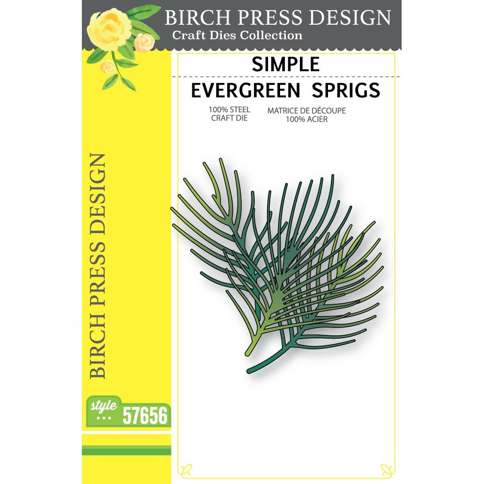Birch Press Design Simple Evergreen Sprigs Dies 57656 – Simon Says Stamp
