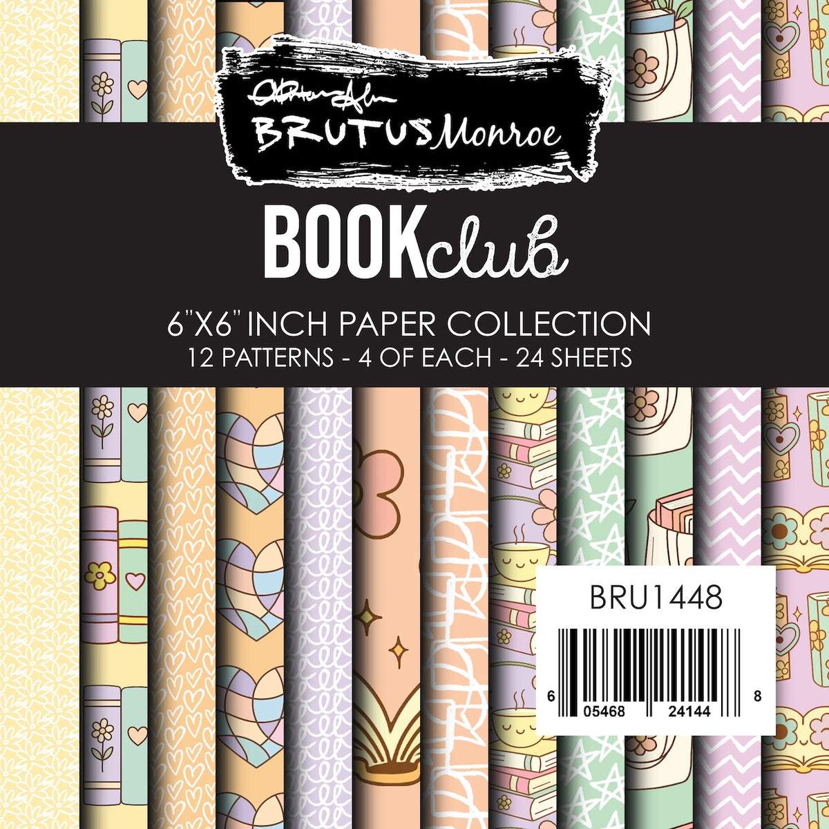 Brutus Monroe Book Club 6x6 Paper Pad bru1448 – Simon Says Stamp