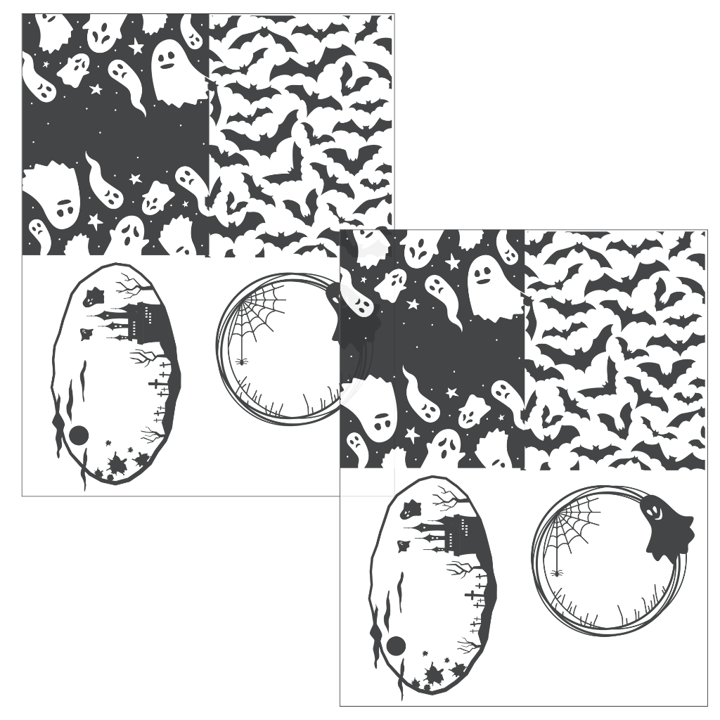 Brutus Monroe Ghastly Frames Acetate Sheets bru5364 – Simon Says Stamp