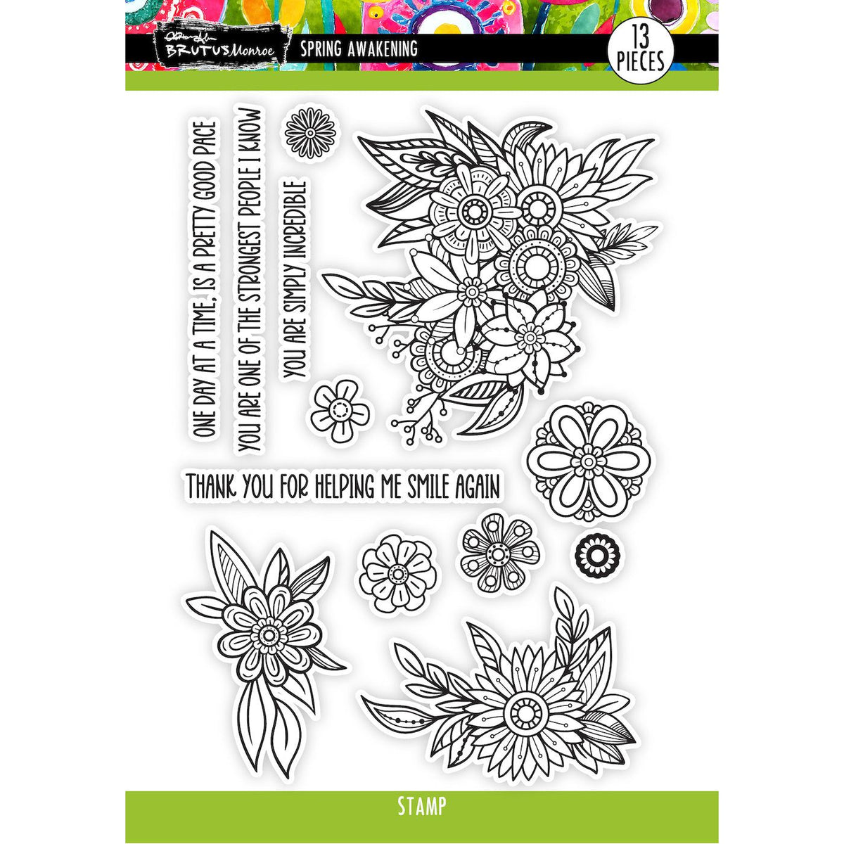 Brutus Monroe Spring Awakening Clear Stamps bru3202* – Simon Says Stamp