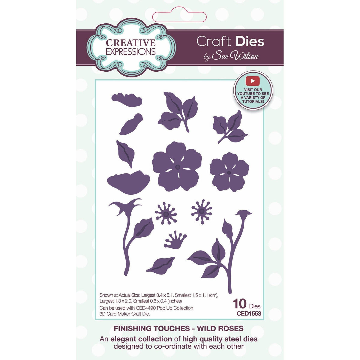 Creative Expressions Wild Roses Dies ced1553* – Simon Says Stamp