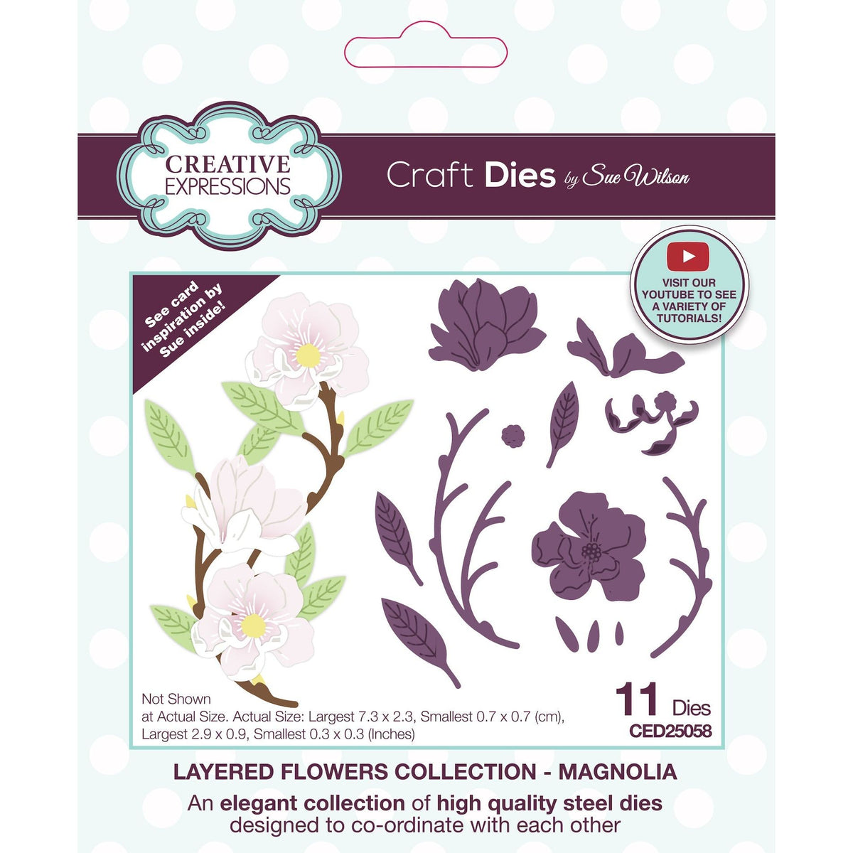 Creative Expressions Layered Flowers Magnolia Dies ced25058 – Simon ...