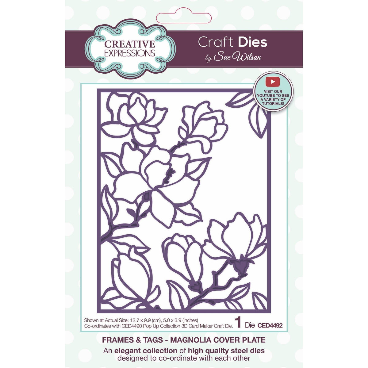 Creative Expressions Magnolia Cover Plate Die ced4492* – Simon Says Stamp