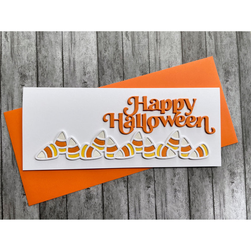 Simon Says Stamp Candy Corn Border Wafer Die 1126sd Cheering for You
