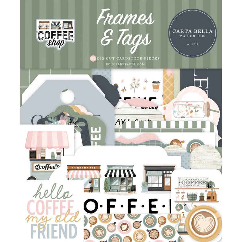 Carta Bella Coffee Shop Frames And Tags cbcs446025 – Simon Says Stamp