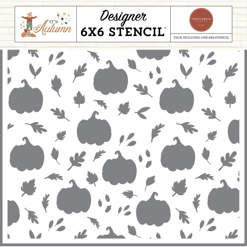 pumpkin leaf stencil