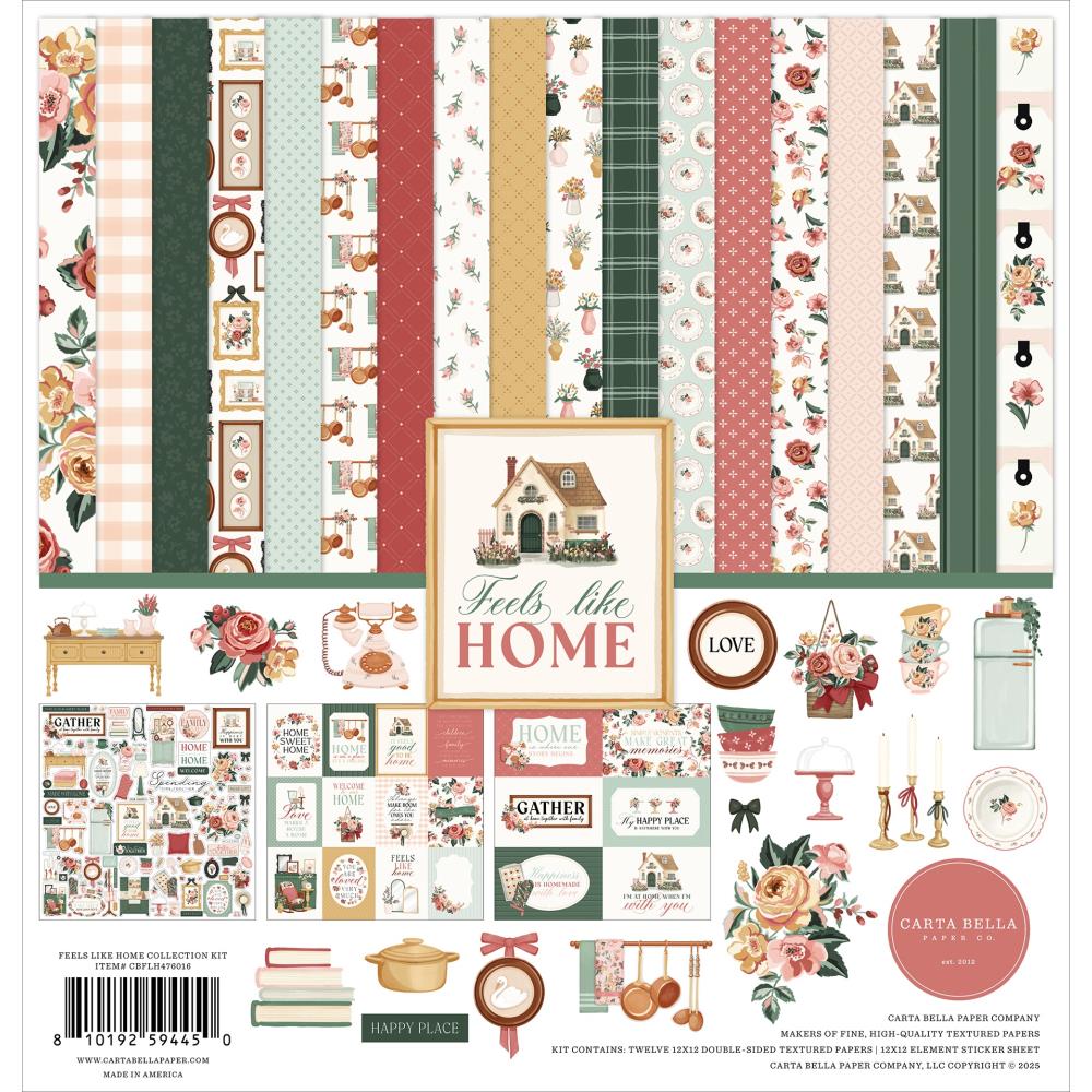 Carta Bella Feels Like Home 12 x 12 Collection Kit cbflh476016 – Simon ...