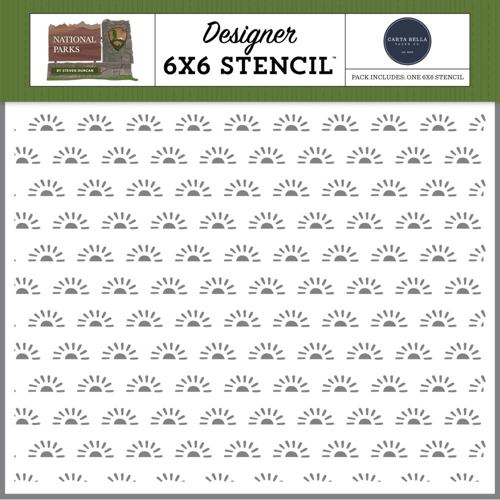 Carta Bella Good Morning Sun 6 x 6 Stencil cbn443035 – Simon Says Stamp