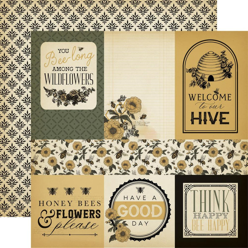 Carta Bella Honey Bee 12 x 12 Collection Kit cbhb450016 – Simon Says Stamp